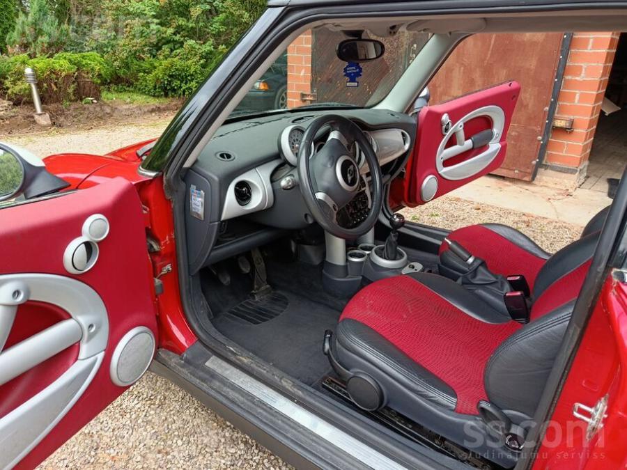Sarkans MINI One 2002 Aizkraukle, ar dzinēja tilpumu 1.60 L un nobraukumu 210 tūkst. km par 1800 €, foto 8 vietnē AUTOMOTO.COM.LV