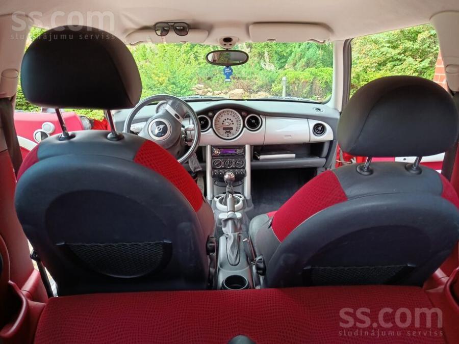 Sarkans MINI One 2002 Aizkraukle, ar dzinēja tilpumu 1.60 L un nobraukumu 210 tūkst. km par 1800 €, foto 9 vietnē AUTOMOTO.COM.LV