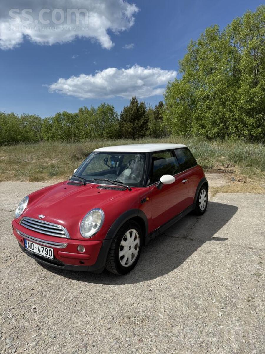 Sarkans MINI One 2004 Liepāja, ar dzinēja tilpumu 1.40 L un nobraukumu 317 tūkst. km par 2000 €, foto 1 vietnē AUTOMOTO.COM.LV
