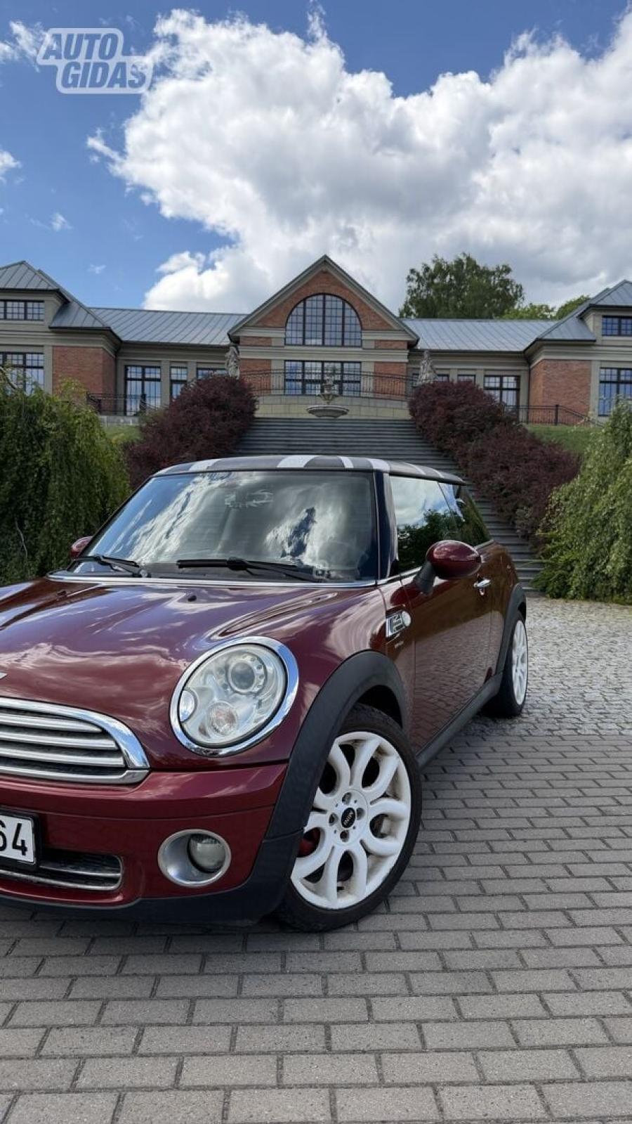 Sarkans MINI One 2007 Viļņa, ar dzinēja tilpumu 1.40 L un nobraukumu 163 tūkst. km par 2750 €, foto 7 vietnē AUTOMOTO.COM.LV