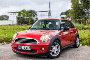 Red MINI One 2008 in Riga, with an engine capacity of 1.40 L and mileage of 232 thousand km for 2790 €, photo 1 on AUTOMOTO.COM.LV