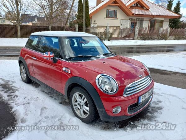 Red MINI One 2013 in Tallinn, with an engine capacity of 1.60 L and mileage of 52 thousand km for 5200 €, photo 1 on AUTOMOTO.COM.LV