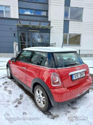 Red MINI One 2013 in Tallinn, with an engine capacity of 1.60 L and mileage of 52 thousand km for 5200 €, photo 4 on AUTOMOTO.COM.LV