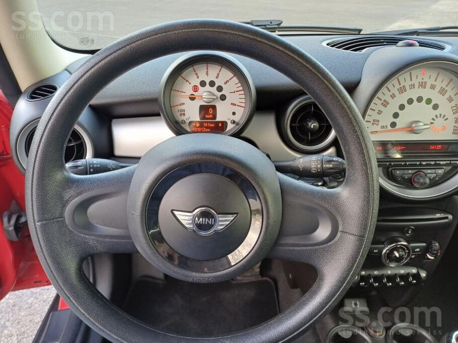 Sarkans MINI One 2013 Valmiera, ar dzinēja tilpumu 1.60 L un nobraukumu 132 tūkst. km par 4750 €, foto 15 vietnē AUTOMOTO.COM.LV
