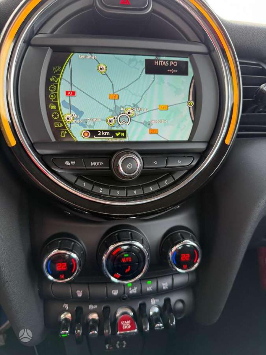 Red MINI One 2015 in Raseiniai, with an engine capacity of 1.20 L and mileage of 148 thousand km for 6900 €, photo 14 on AUTOMOTO.COM.LV