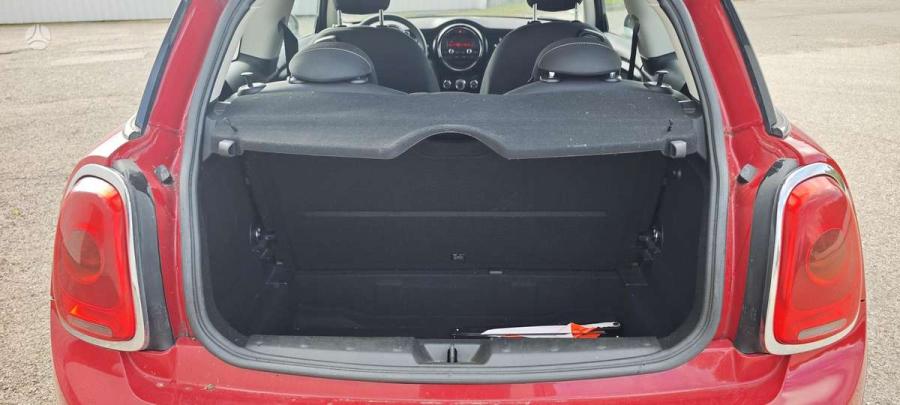 Red MINI One 2017 in Utena, with an engine capacity of 1.20 L and mileage of 118 thousand km for 4990 €, photo 14 on AUTOMOTO.COM.LV