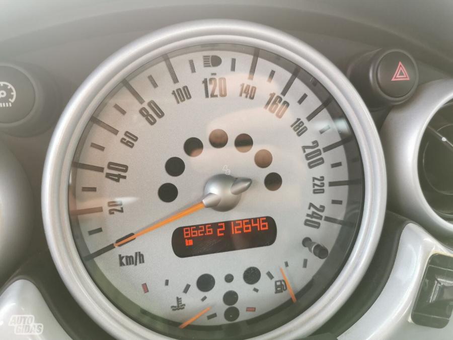 MINI One 2003 Šauļi, ar dzinēja tilpumu 1.60 L un nobraukumu 213 tūkst. km par 800 €, foto 4 vietnē AUTOMOTO.COM.LV