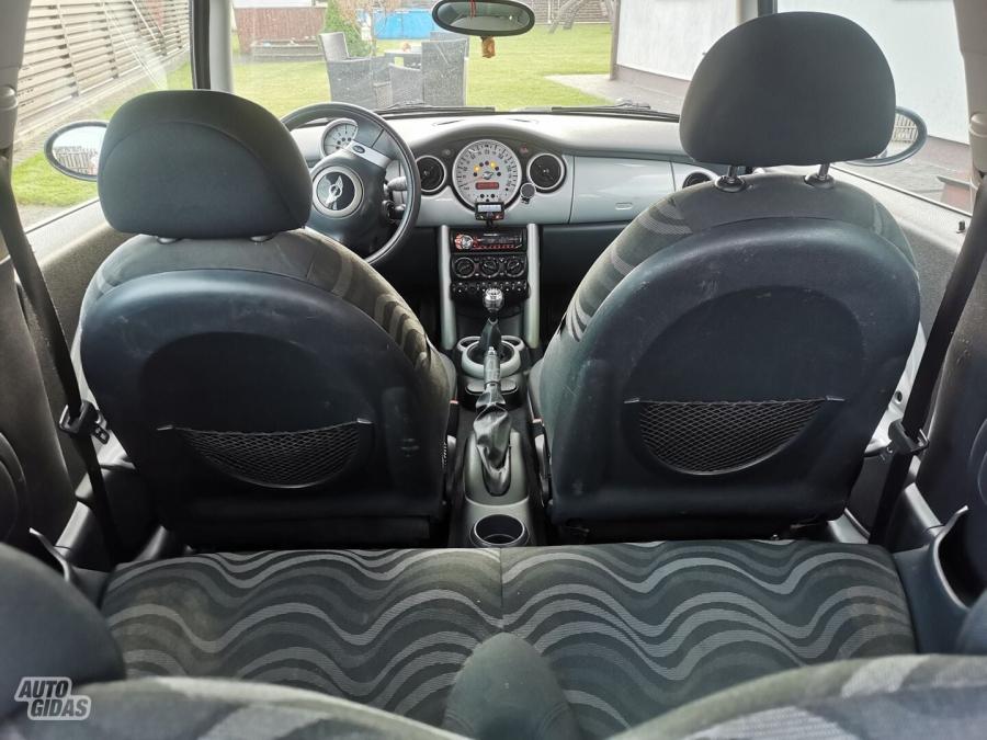 MINI One 2003 Šauļi, ar dzinēja tilpumu 1.60 L un nobraukumu 213 tūkst. km par 800 €, foto 6 vietnē AUTOMOTO.COM.LV