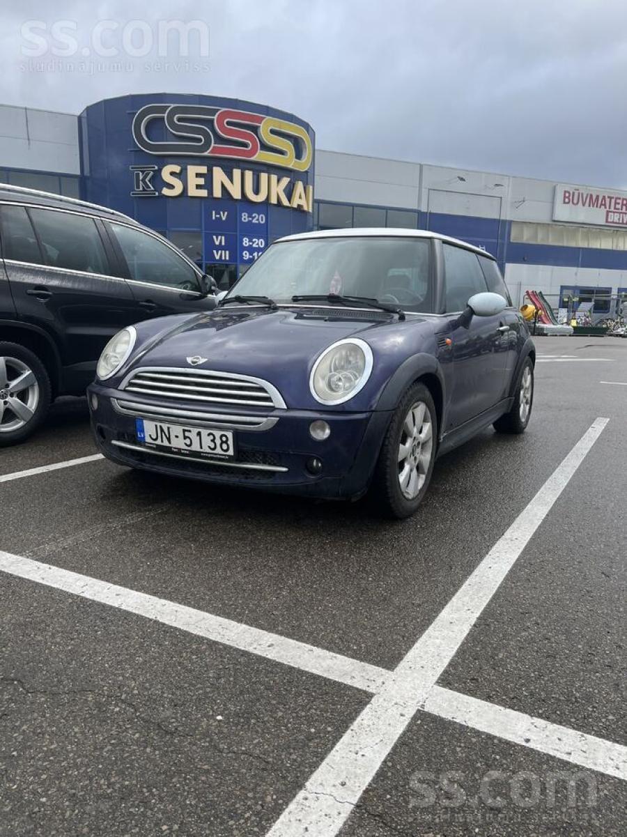 Violet MINI One 2004 in Kraslava, with an engine capacity of 1.40 L and mileage of 253 thousand km for 1100 €, photo 1 on AUTOMOTO.COM.LV