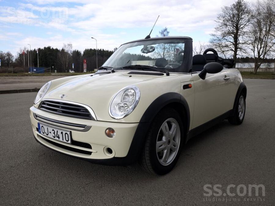 White MINI One 2008 in Riga, with an engine capacity of 1.60 L and mileage of 146 thousand km for 4500 €, photo 1 on AUTOMOTO.COM.LV