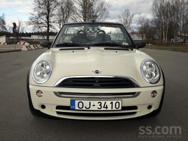 White MINI One 2008 in Riga, with an engine capacity of 1.60 L and mileage of 146 thousand km for 4500 €, photo 2 on AUTOMOTO.COM.LV
