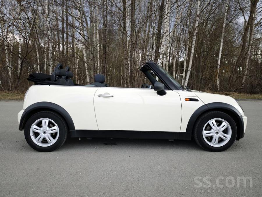 White MINI One 2008 in Riga, with an engine capacity of 1.60 L and mileage of 146 thousand km for 4500 €, photo 5 on AUTOMOTO.COM.LV