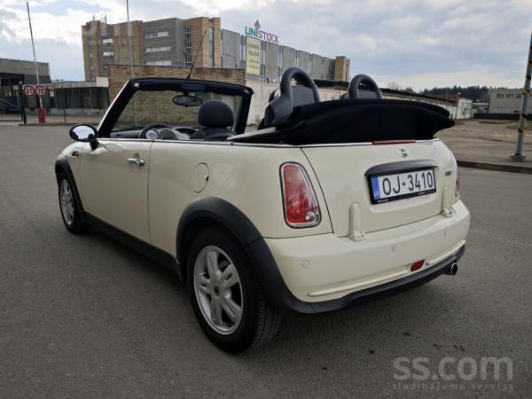 White MINI One 2008 in Riga, with an engine capacity of 1.60 L and mileage of 146 thousand km for 4500 €, photo 7 on AUTOMOTO.COM.LV
