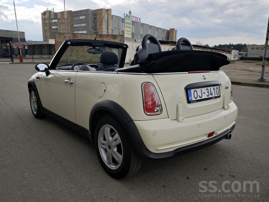 White MINI One 2008 in Riga, with an engine capacity of 1.60 L and mileage of 146 thousand km for 4500 €, photo 8 on AUTOMOTO.COM.LV