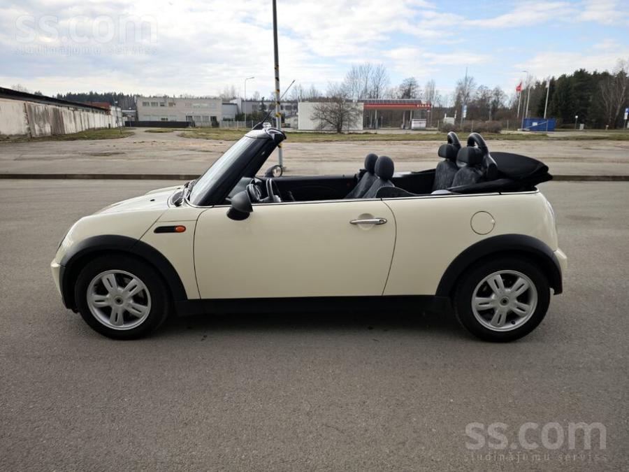 White MINI One 2008 in Riga, with an engine capacity of 1.60 L and mileage of 146 thousand km for 4500 €, photo 9 on AUTOMOTO.COM.LV