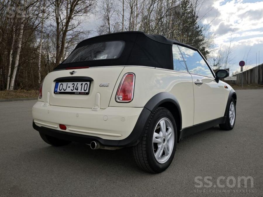 White MINI One 2008 in Riga, with an engine capacity of 1.60 L and mileage of 146 thousand km for 4500 €, photo 14 on AUTOMOTO.COM.LV