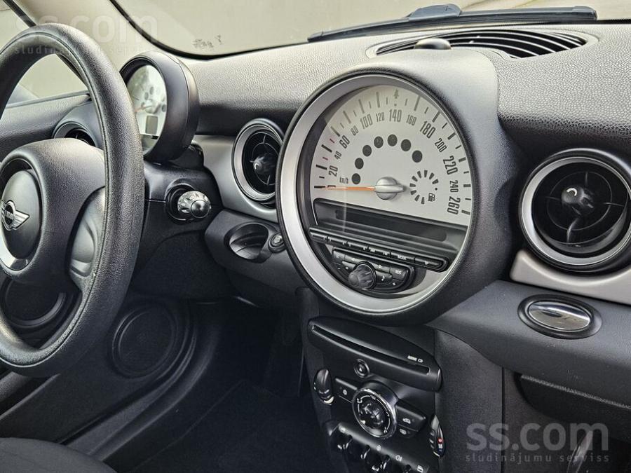 White MINI One 2010 in Jekabpils, with an engine capacity of 1.60 L and mileage of 244 thousand km for 3490 €, photo 19 on AUTOMOTO.COM.LV