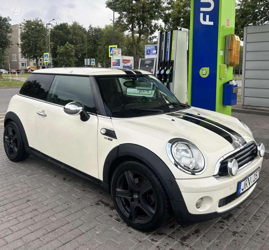 Dzeltens MINI One 2009 Kauņa, ar dzinēja tilpumu 1.40 L un nobraukumu 215 tūkst. km par 1500 €, foto 1 vietnē AUTOMOTO.COM.LV