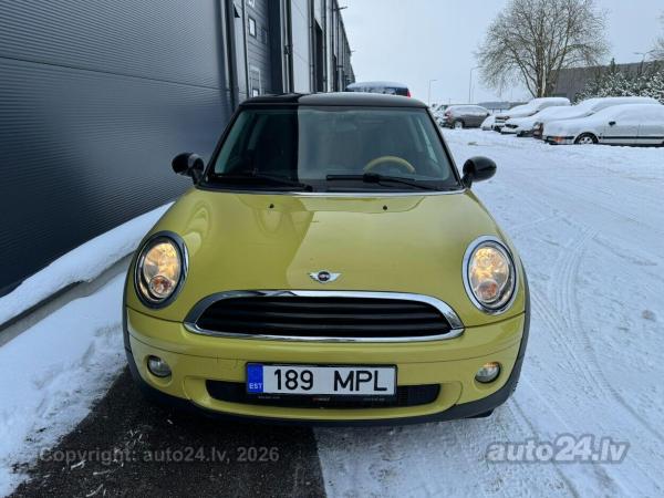 Yellow MINI One 2010 in Tallinn, with an engine capacity of 1.60 L and mileage of 187 thousand km for 4990 €, photo 5 on AUTOMOTO.COM.LV
