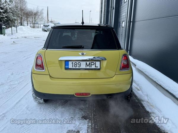 Yellow MINI One 2010 in Tallinn, with an engine capacity of 1.60 L and mileage of 187 thousand km for 4990 €, photo 6 on AUTOMOTO.COM.LV