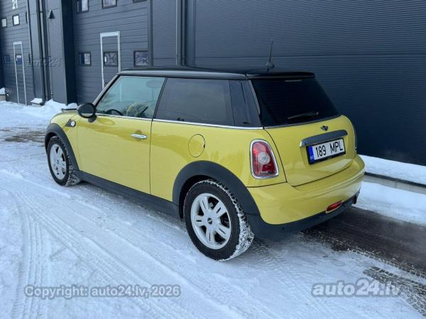 Yellow MINI One 2010 in Tallinn, with an engine capacity of 1.60 L and mileage of 187 thousand km for 4990 €, photo 7 on AUTOMOTO.COM.LV