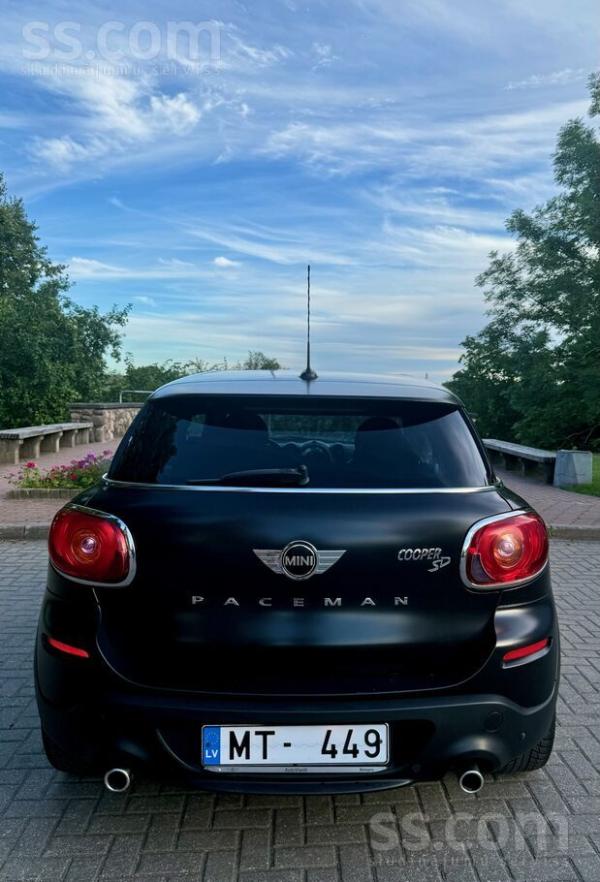Black MINI Paceman 2014 in Jurmala, with an engine capacity of 2.00 L and mileage of 310 thousand km for 6900 €, photo 5 on AUTOMOTO.COM.LV