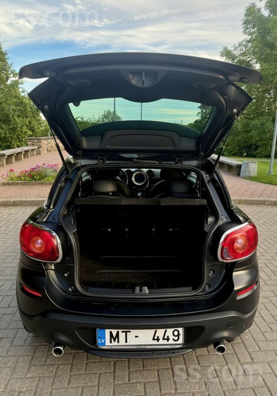 Black MINI Paceman 2014 in Jurmala, with an engine capacity of 2.00 L and mileage of 310 thousand km for 6900 €, photo 8 on AUTOMOTO.COM.LV