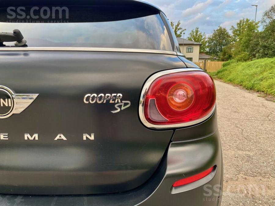 Black MINI Paceman 2014 in Jurmala, with an engine capacity of 2.00 L and mileage of 310 thousand km for 6900 €, photo 15 on AUTOMOTO.COM.LV