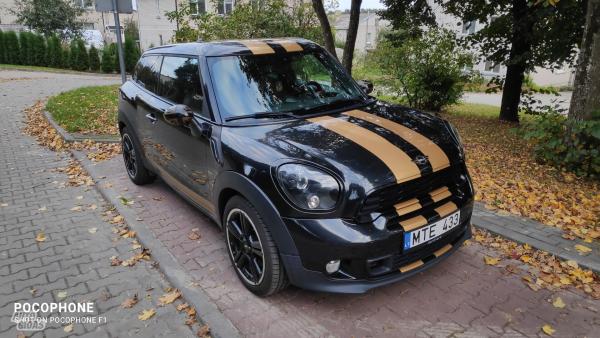Black MINI Paceman 2015 in Kaunas, with an engine capacity of 1.60 L and mileage of 238 thousand km for 7500 €, photo 1 on AUTOMOTO.COM.LV