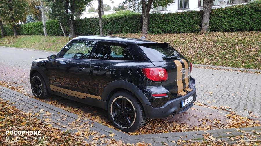 Black MINI Paceman 2015 in Kaunas, with an engine capacity of 1.60 L and mileage of 238 thousand km for 7500 €, photo 6 on AUTOMOTO.COM.LV