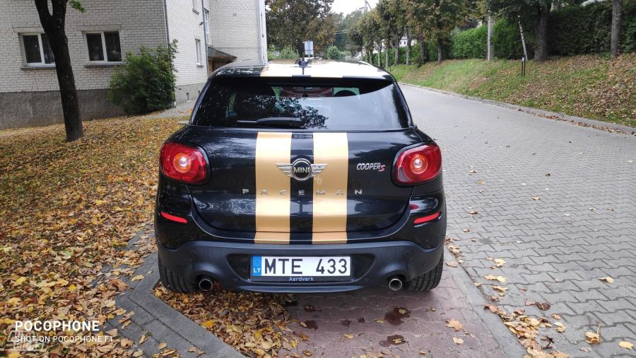 Black MINI Paceman 2015 in Kaunas, with an engine capacity of 1.60 L and mileage of 238 thousand km for 7500 €, photo 7 on AUTOMOTO.COM.LV