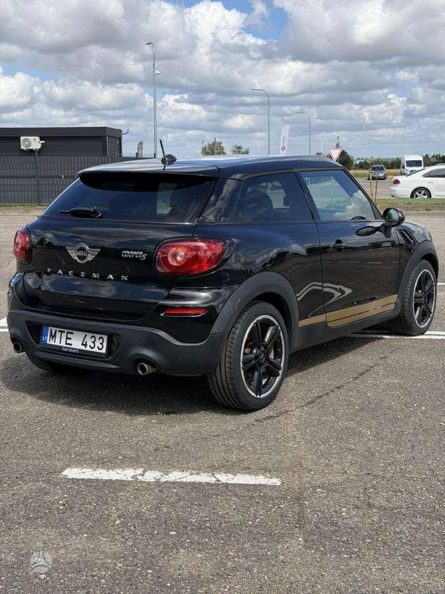 Melns MINI Paceman 2014 Kėdainiai, ar dzinēja tilpumu 1.60 L un nobraukumu 238 tūkst. km par 6500 €, foto 4 vietnē AUTOMOTO.COM.LV