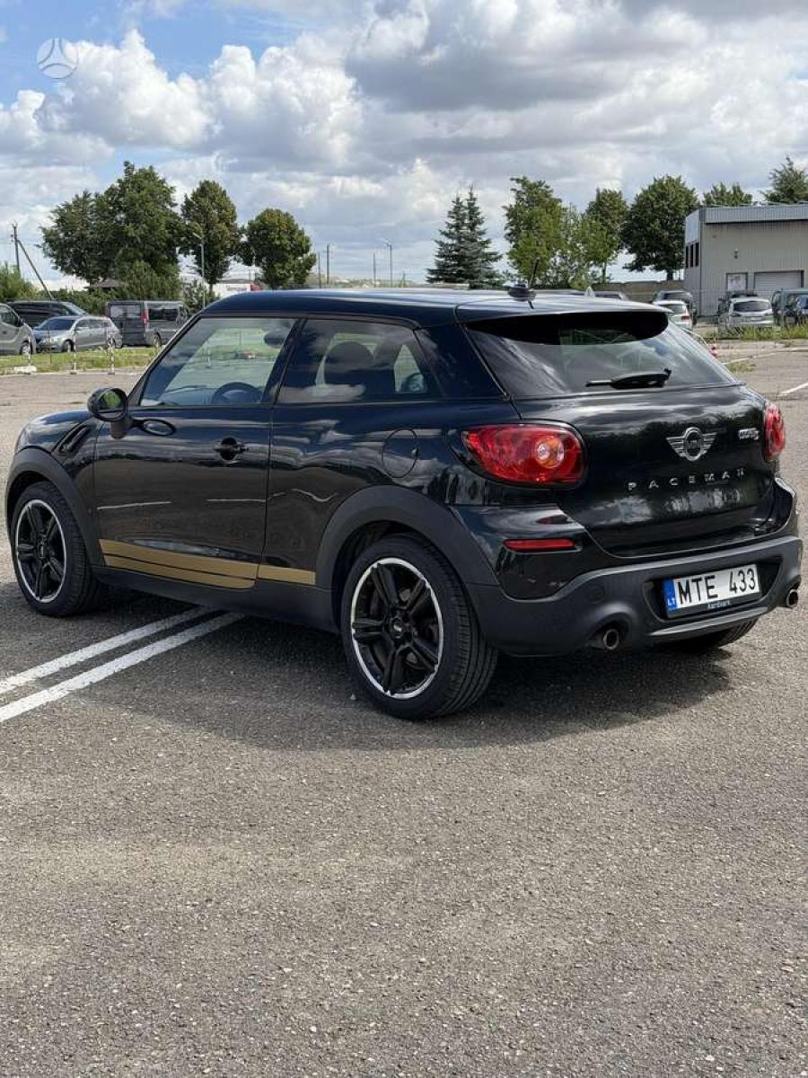 Melns MINI Paceman 2014 Kėdainiai, ar dzinēja tilpumu 1.60 L un nobraukumu 238 tūkst. km par 6500 €, foto 5 vietnē AUTOMOTO.COM.LV