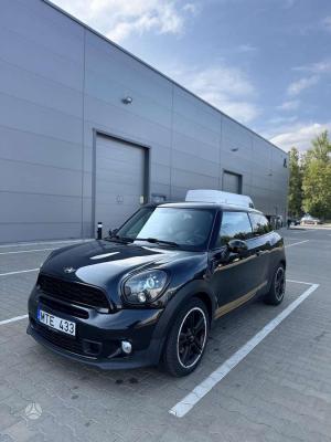 Black MINI Paceman 2014 in Vilnius, with an engine capacity of 1.60 L and mileage of 220 thousand km for 5500 €, photo  on AUTOMOTO.COM.LV