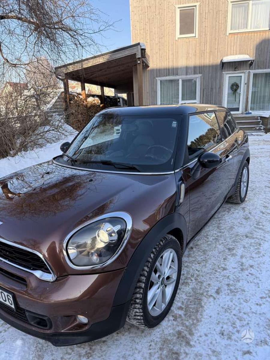 Brūns MINI Paceman 2013 Viļņa, ar dzinēja tilpumu 1.60 L un nobraukumu 187 tūkst. km par 9000 €, foto 2 vietnē AUTOMOTO.COM.LV