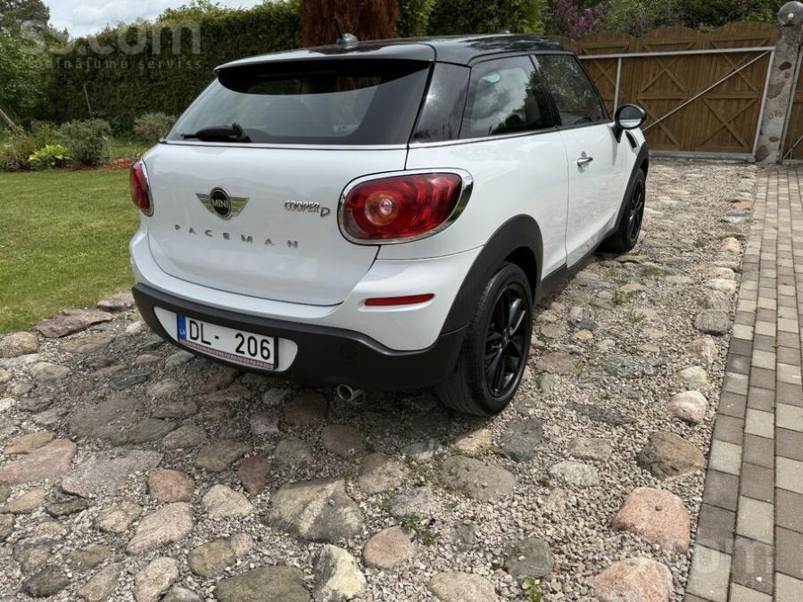 White MINI Paceman 2015 in Riga, with an engine capacity of 1.60 L and mileage of 253 thousand km for 6700 €, photo 14 on AUTOMOTO.COM.LV