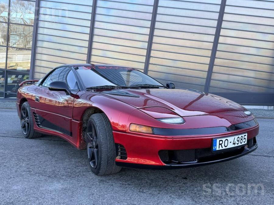 Red Mitsubishi 3000-gt 1992 in Liepaja, with an engine capacity of 3.00 L and mileage of 128 thousand km for 17500 €, photo 1 on AUTOMOTO.COM.LV