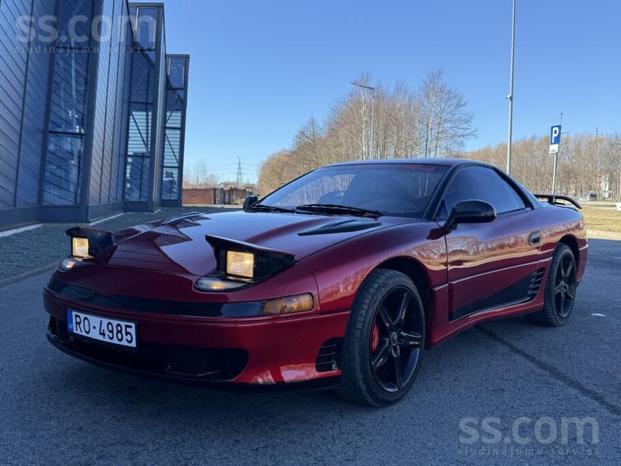 Red Mitsubishi 3000-gt 1992 in Liepaja, with an engine capacity of 3.00 L and mileage of 128 thousand km for 17500 €, photo 3 on AUTOMOTO.COM.LV