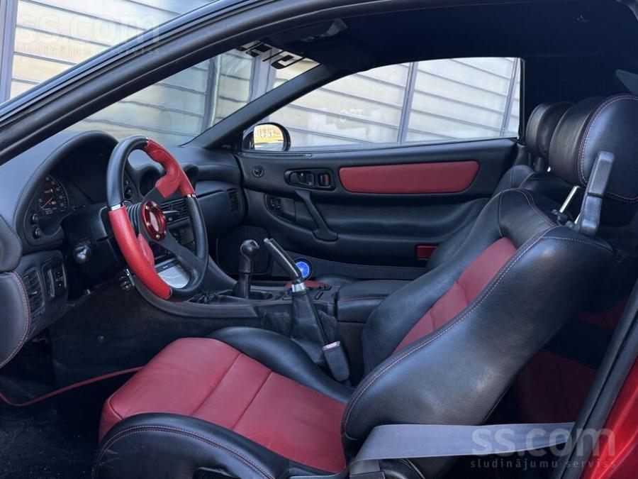 Red Mitsubishi 3000-gt 1992 in Liepaja, with an engine capacity of 3.00 L and mileage of 128 thousand km for 17500 €, photo 12 on AUTOMOTO.COM.LV