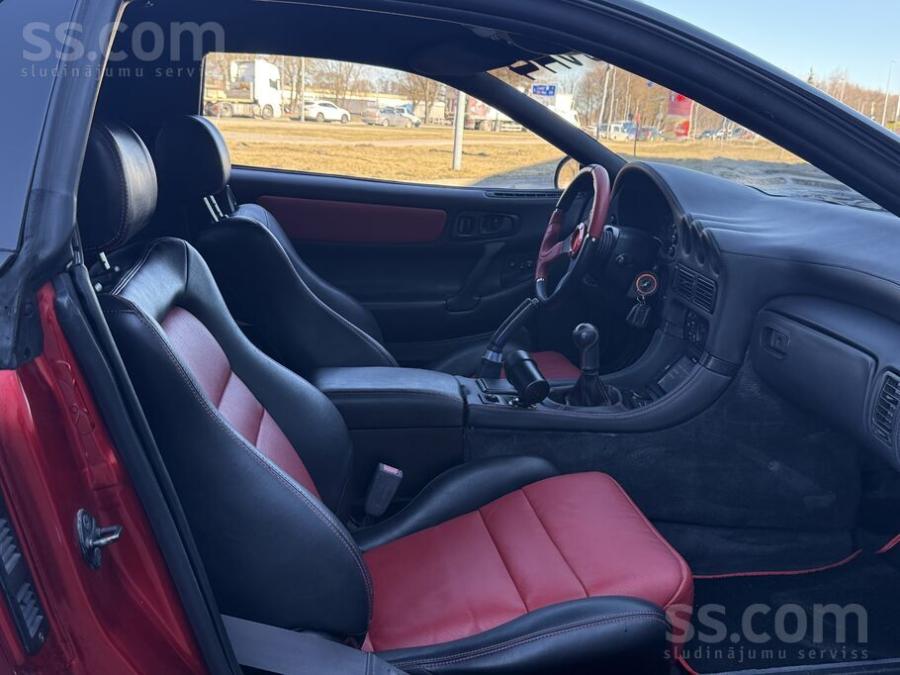 Red Mitsubishi 3000-gt 1992 in Liepaja, with an engine capacity of 3.00 L and mileage of 128 thousand km for 17500 €, photo 14 on AUTOMOTO.COM.LV