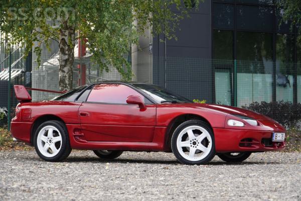 Sarkans Mitsubishi 3000-gt 1994 Rīga, ar dzinēja tilpumu 3.00 L un nobraukumu 151 tūkst. km par 6990 €, foto 4 vietnē AUTOMOTO.COM.LV