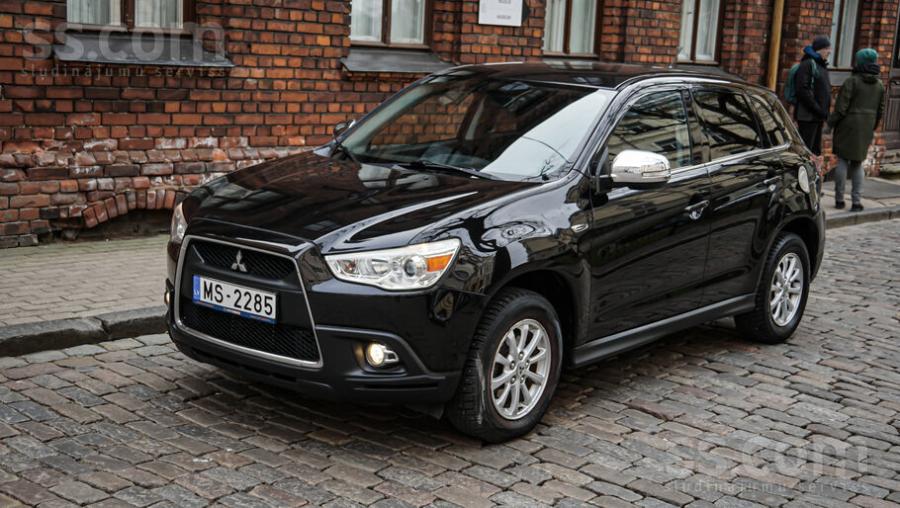Melns Mitsubishi ASX 2010 Rīga, ar dzinēja tilpumu 1.80 L un nobraukumu 263 tūkst. km par 8990 €, foto 1 vietnē AUTOMOTO.COM.LV