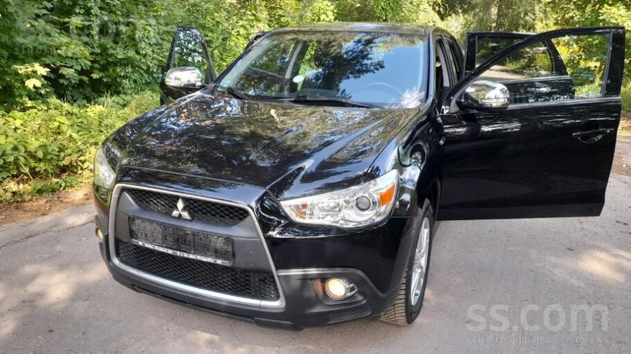 Black Mitsubishi ASX 2010 in Riga, with an engine capacity of 1.80 L and mileage of 251 thousand km for 4800 €, photo 36 on AUTOMOTO.COM.LV