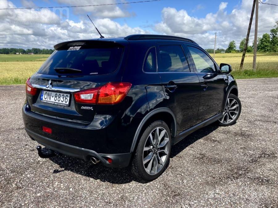Melns Mitsubishi ASX 2015 Talsi, ar dzinēja tilpumu 2.20 L un nobraukumu 163 tūkst. km par 9500 €, foto 4 vietnē AUTOMOTO.COM.LV