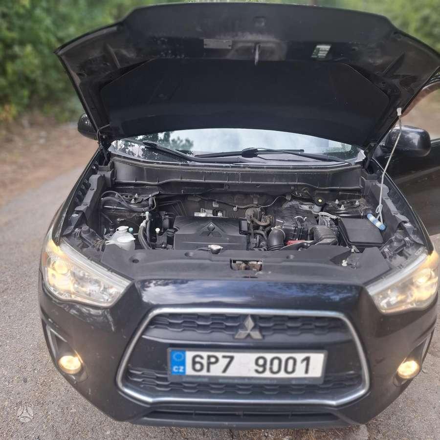 Black Mitsubishi ASX 2016 in Vilnius, with an engine capacity of 1.59 L and mileage of 282 thousand km for 5290 €, photo 29 on AUTOMOTO.COM.LV