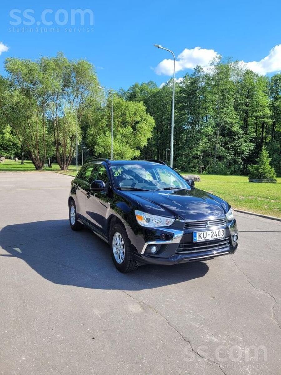Melns Mitsubishi ASX 2017 Rīga, ar dzinēja tilpumu 1.60 L un nobraukumu 79 tūkst. km par 10300 €, foto 1 vietnē AUTOMOTO.COM.LV
