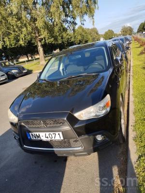 Melns Mitsubishi ASX 2010 Rīga, ar dzinēja tilpumu 1.80 L un nobraukumu 176 tūkst. km par 4900 €, foto  vietnē AUTOMOTO.COM.LV