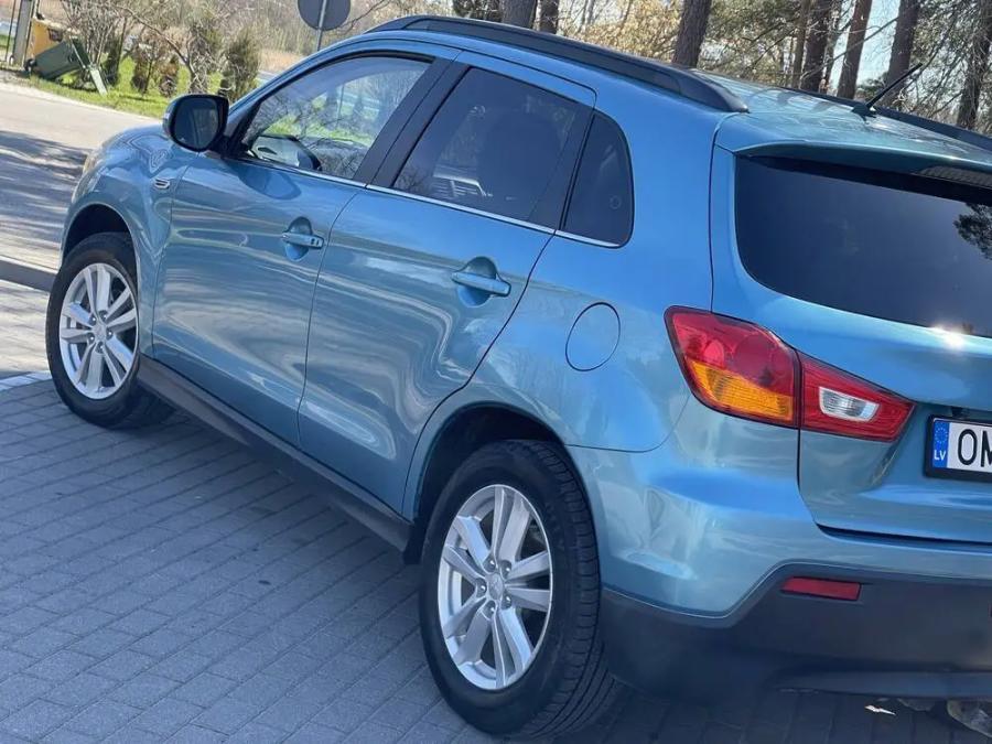 Zils Mitsubishi ASX 2010 Jūrmala, ar dzinēja tilpumu 1.80 L un nobraukumu 215 tūkst. km par 5450 €, foto 5 vietnē AUTOMOTO.COM.LV