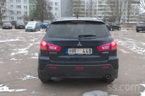 Blue Mitsubishi ASX 2011 in Riga, with an engine capacity of 1.60 L and mileage of 256 thousand km for 4850 €, photo 3 on AUTOMOTO.COM.LV