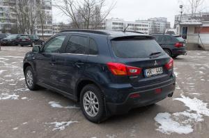 Blue Mitsubishi ASX 2011 in Riga, with an engine capacity of 1.60 L and mileage of 256 thousand km for 4850 €, photo 4 on AUTOMOTO.COM.LV